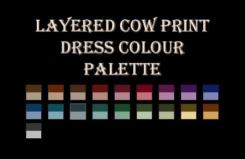 Layered Cow Print Dress - 19 Colours - Gallery - The Sims 4 Create a ...
