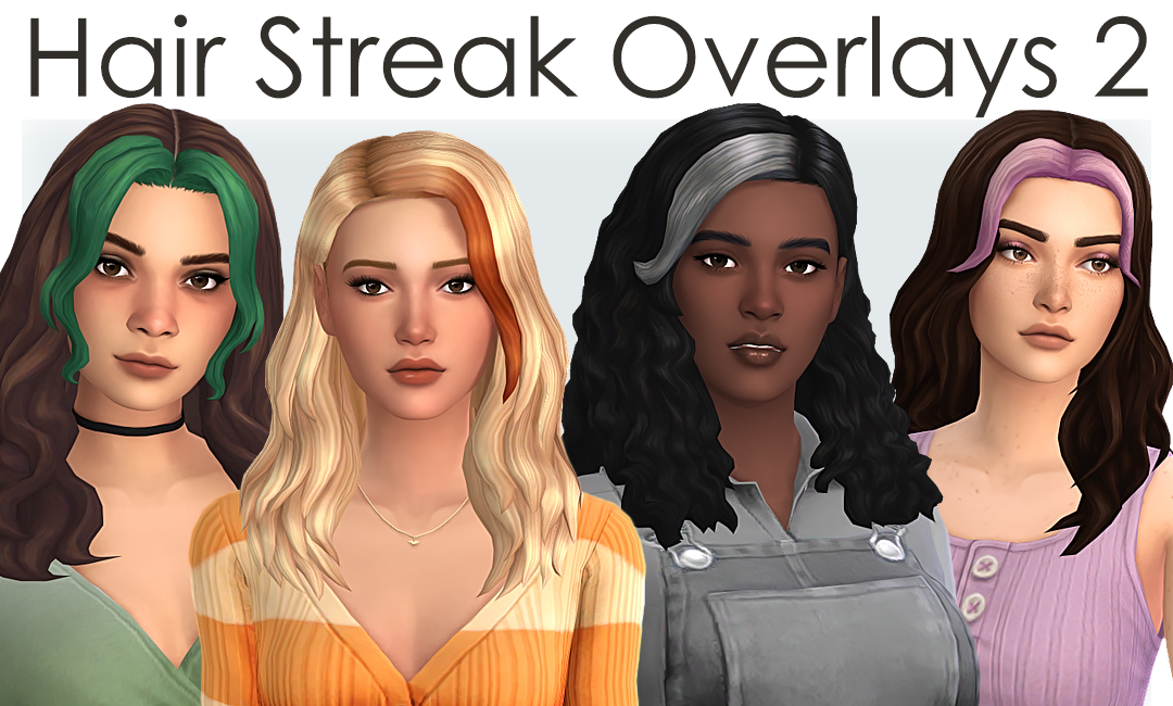 Hair Streak Overlays 2 - Gallery - The Sims 4 Create a Sim - CurseForge