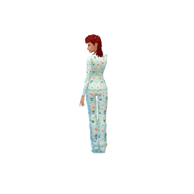 Floral PJ set - The Sims 4 Create a Sim - CurseForge