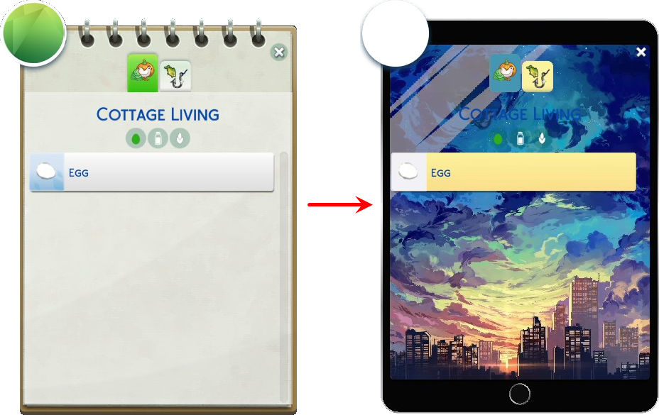 Notebook Overhaul - Black - - The Sims 4 Mods - CurseForge