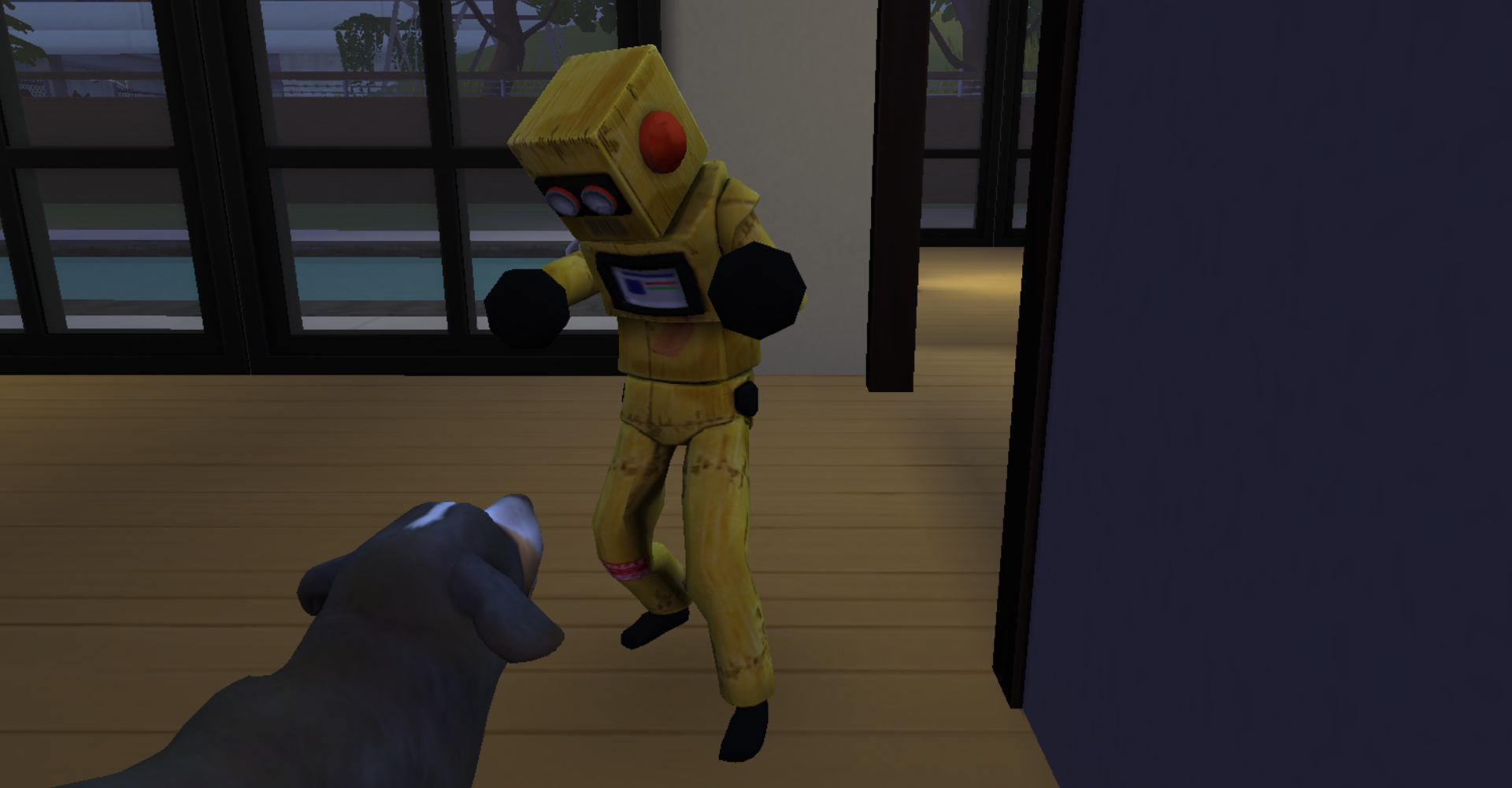 Cardboard Robot mascot for children - Gallery - The Sims 4 Create a Sim ...