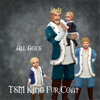 TSM King Fur Coat - The Sims 4 Create a Sim - CurseForge