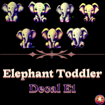 Elephant Toddler Decal E1 - Gallery - The Sims 4 Build / Buy - CurseForge
