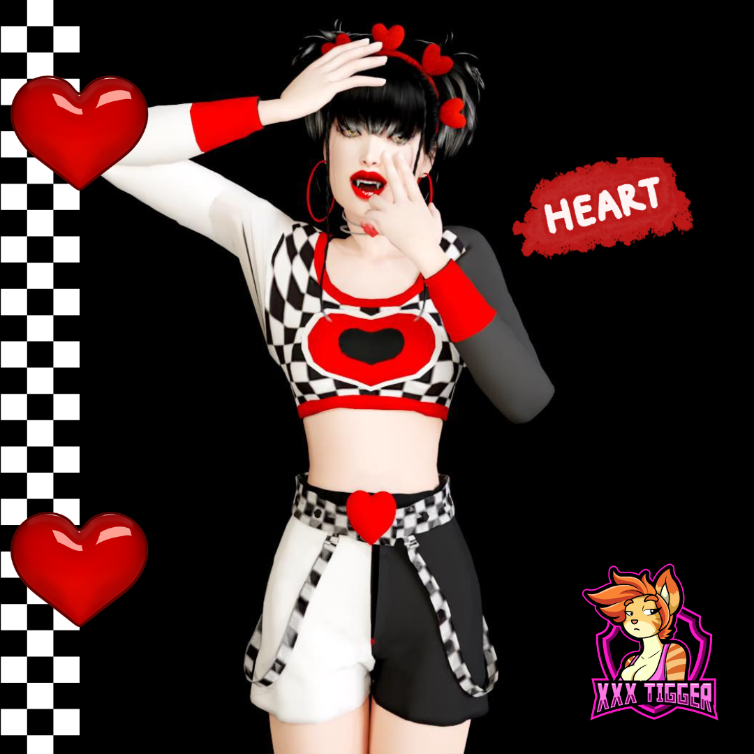 CHECKERED HEART - The Sims 4 Create a Sim - CurseForge