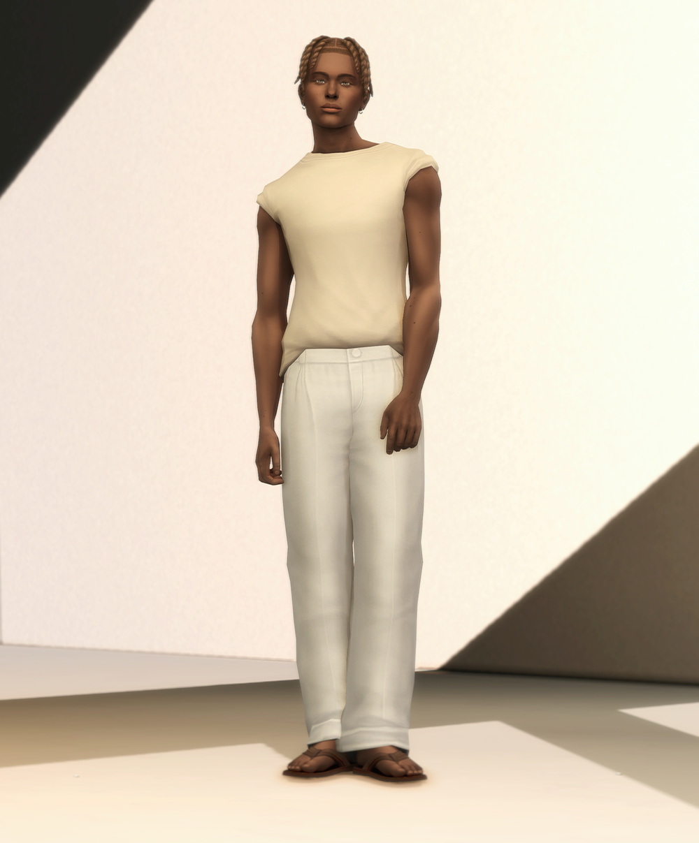 Urban City III - (Masculine) Brett Sleeveless - Gallery - The Sims 4 ...