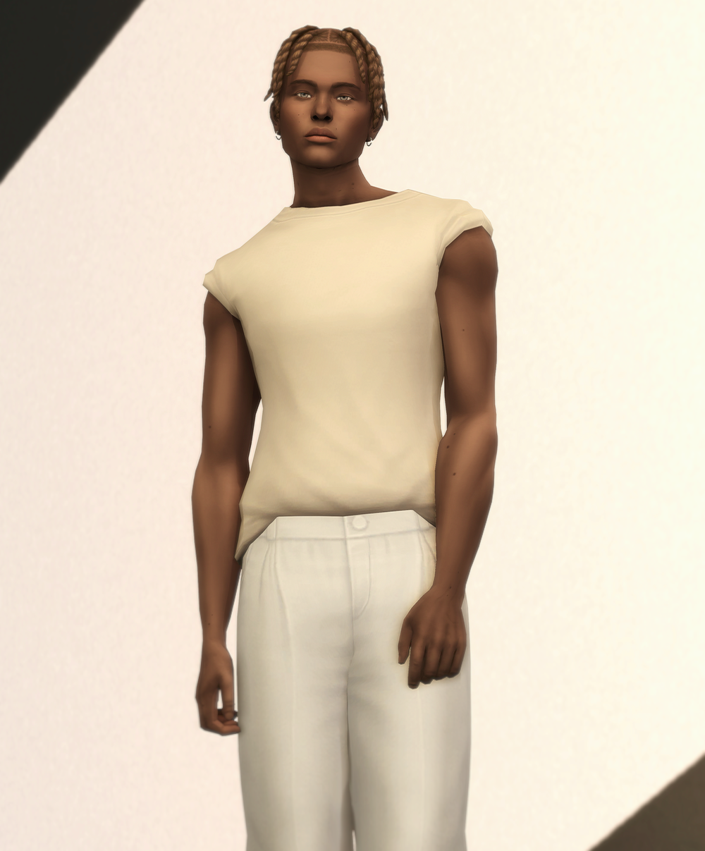 Urban City III - (Masculine) Brett Sleeveless - Gallery - The Sims 4 ...