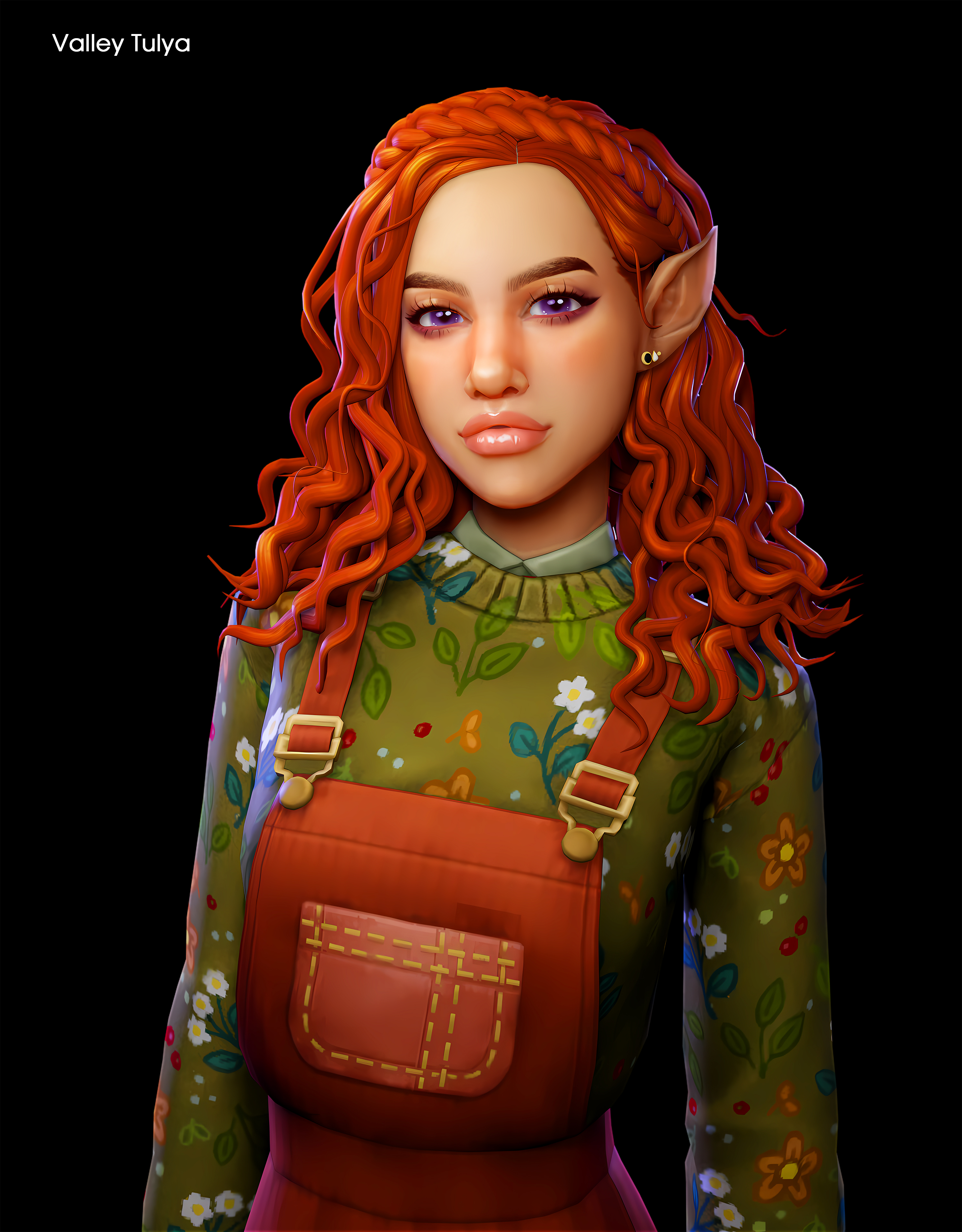 Maria Hair - Gallery - The Sims 4 Create a Sim - CurseForge