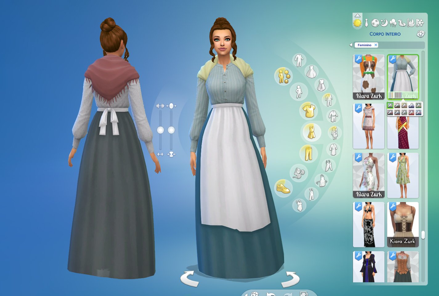 Shawl Apron Plain Combo - Gallery - The Sims 4 Create a Sim - CurseForge