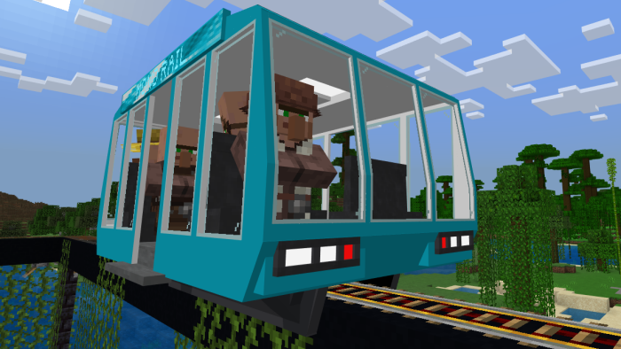 Snowy's Monorails Version 2 - Gallery - Minecraft Bedrock Addons ...