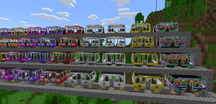 Snowy's Monorails Version 2 - Gallery - Minecraft Bedrock Addons ...