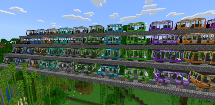 Snowy's Monorails Version 2 - Gallery - Minecraft Bedrock Addons ...