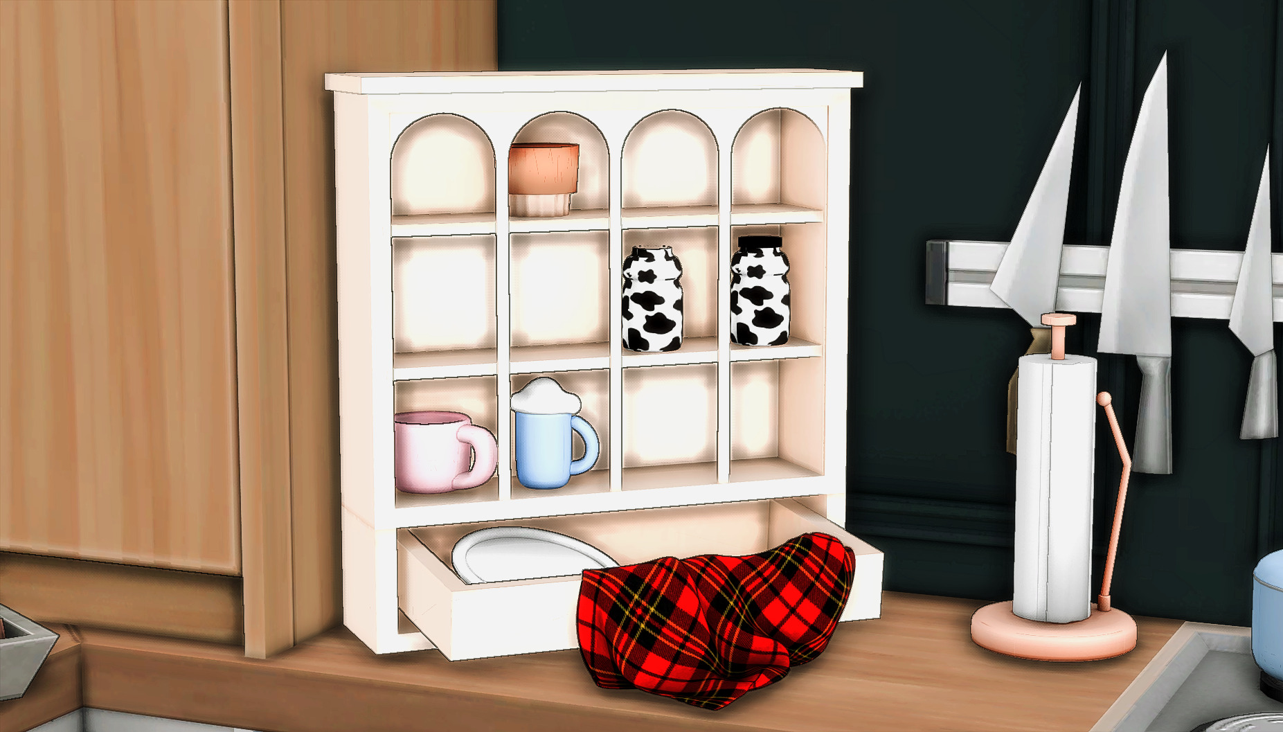 LIN-DIAN Kitchen Cup Storage Rack - Gallery - The Sims 4 Build / Buy ...