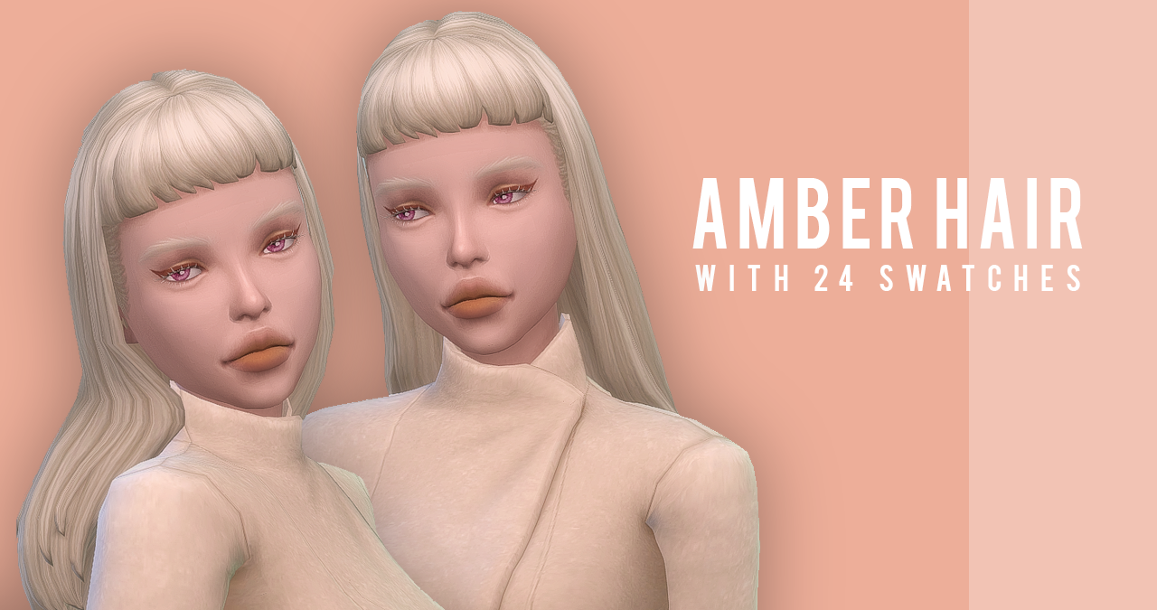 Amber Hair Mesh - Gallery - The Sims 4 Create a Sim - CurseForge
