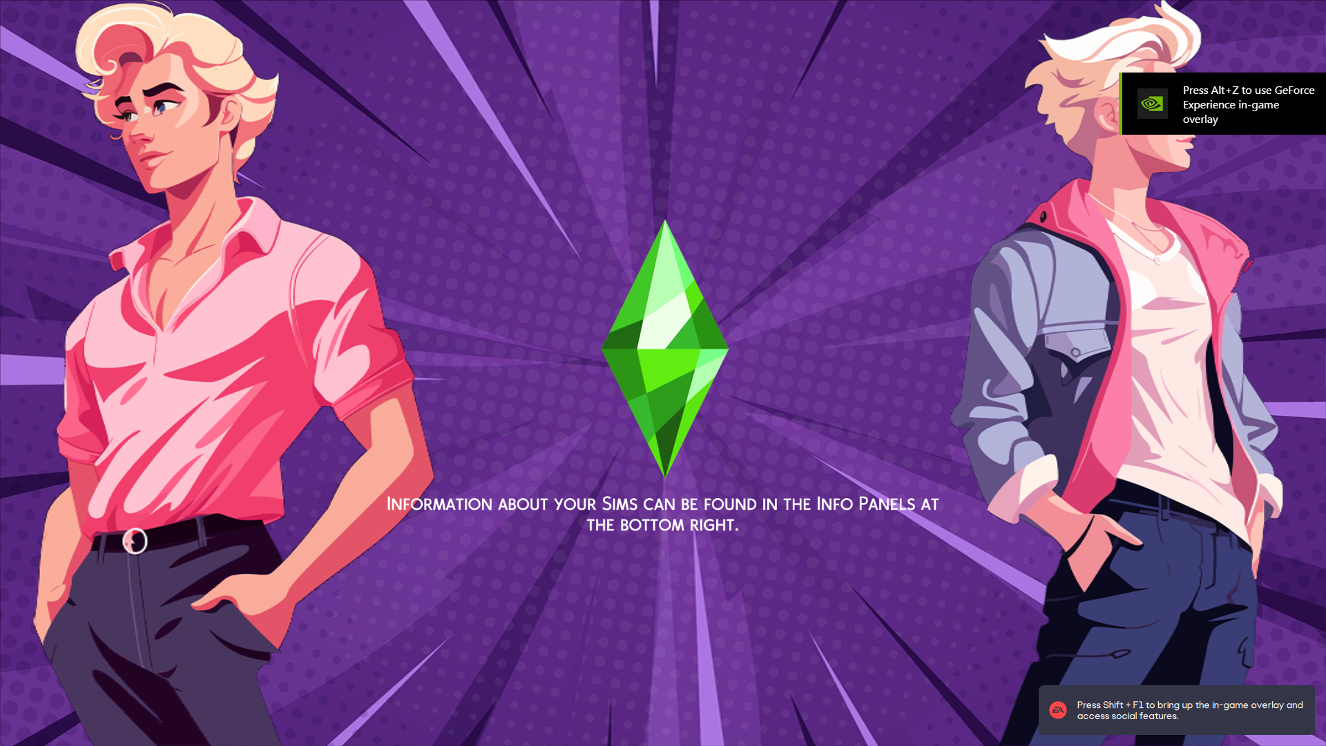 FatalRoseCreations Comic Guys Loading Screen - Gallery - The Sims 4 ...