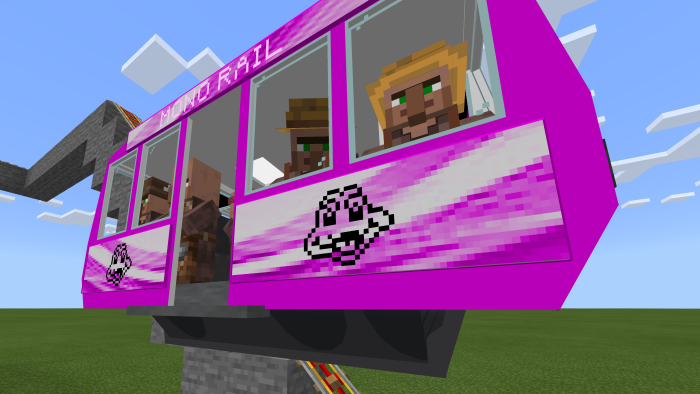 Snowy's Monorails - Gallery - Minecraft Bedrock Addons - CurseForge