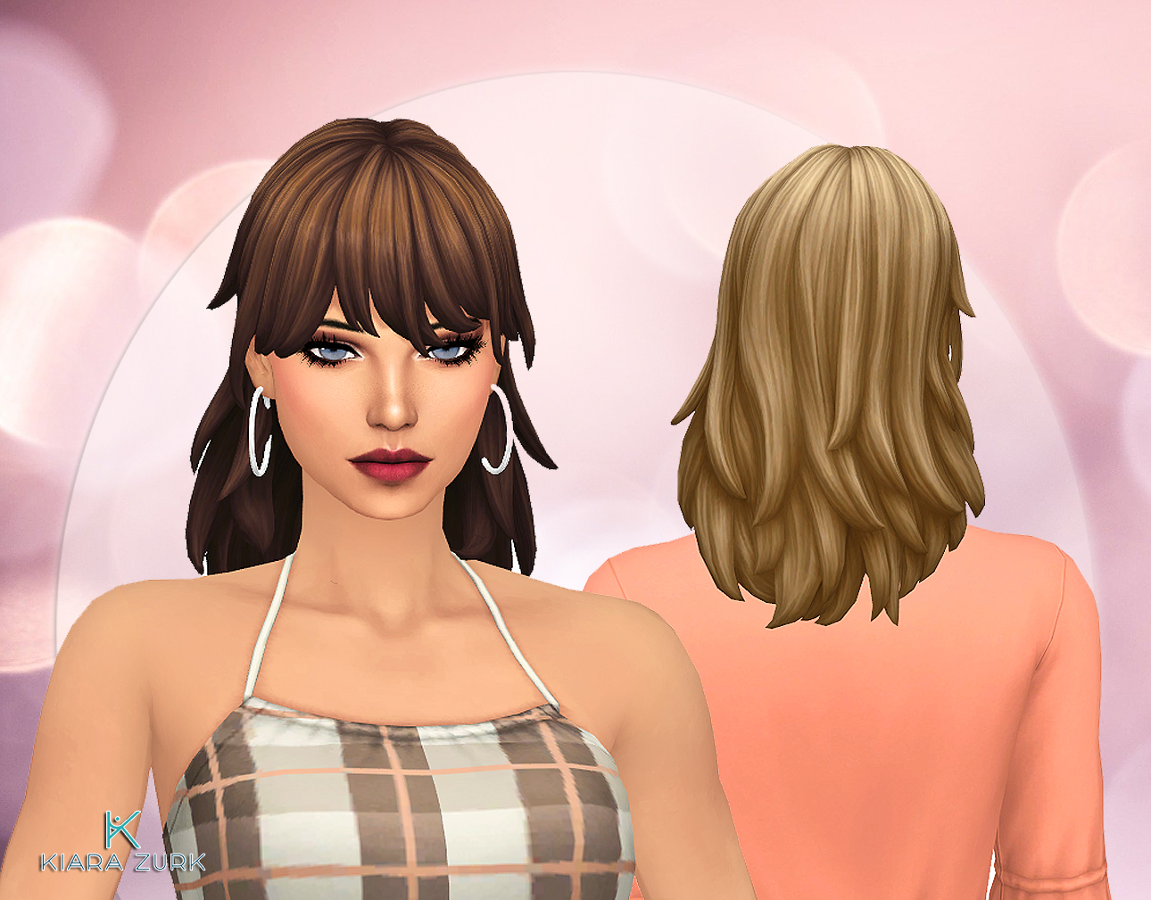 Bia Hairstyle - Gallery - The Sims 4 Create a Sim - CurseForge