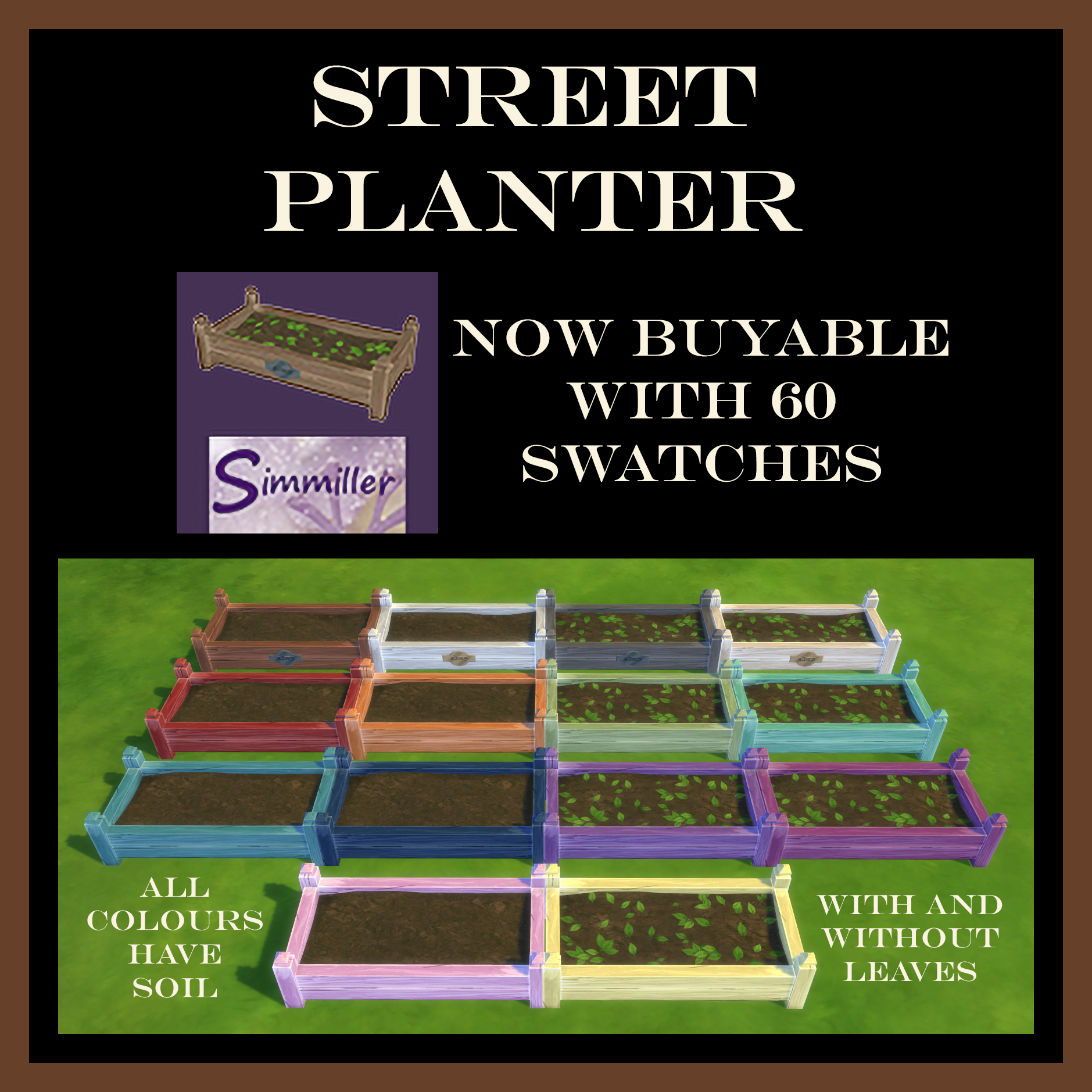 Street Planter Made Buyable with Recolours - Gallery - The Sims 4 Build / Buy - CurseForge