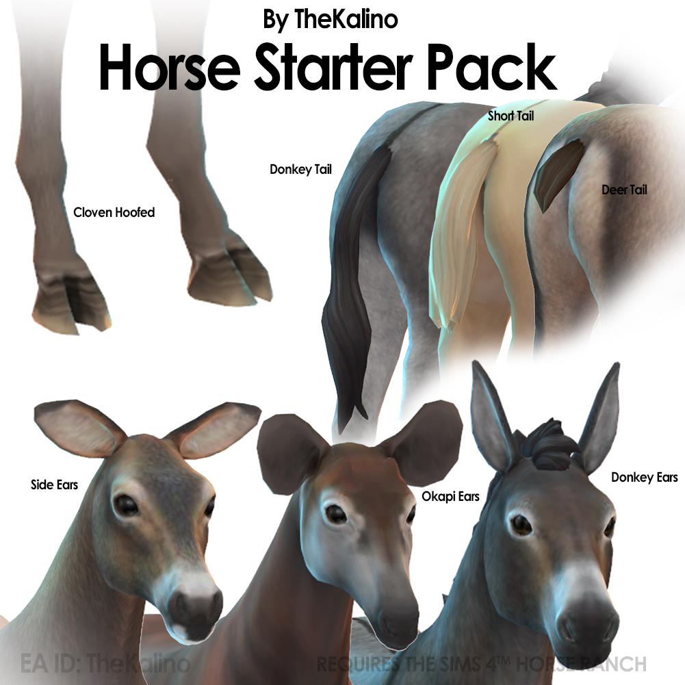 Horse Starter Pack - Gallery - The Sims 4 Pets - CurseForge