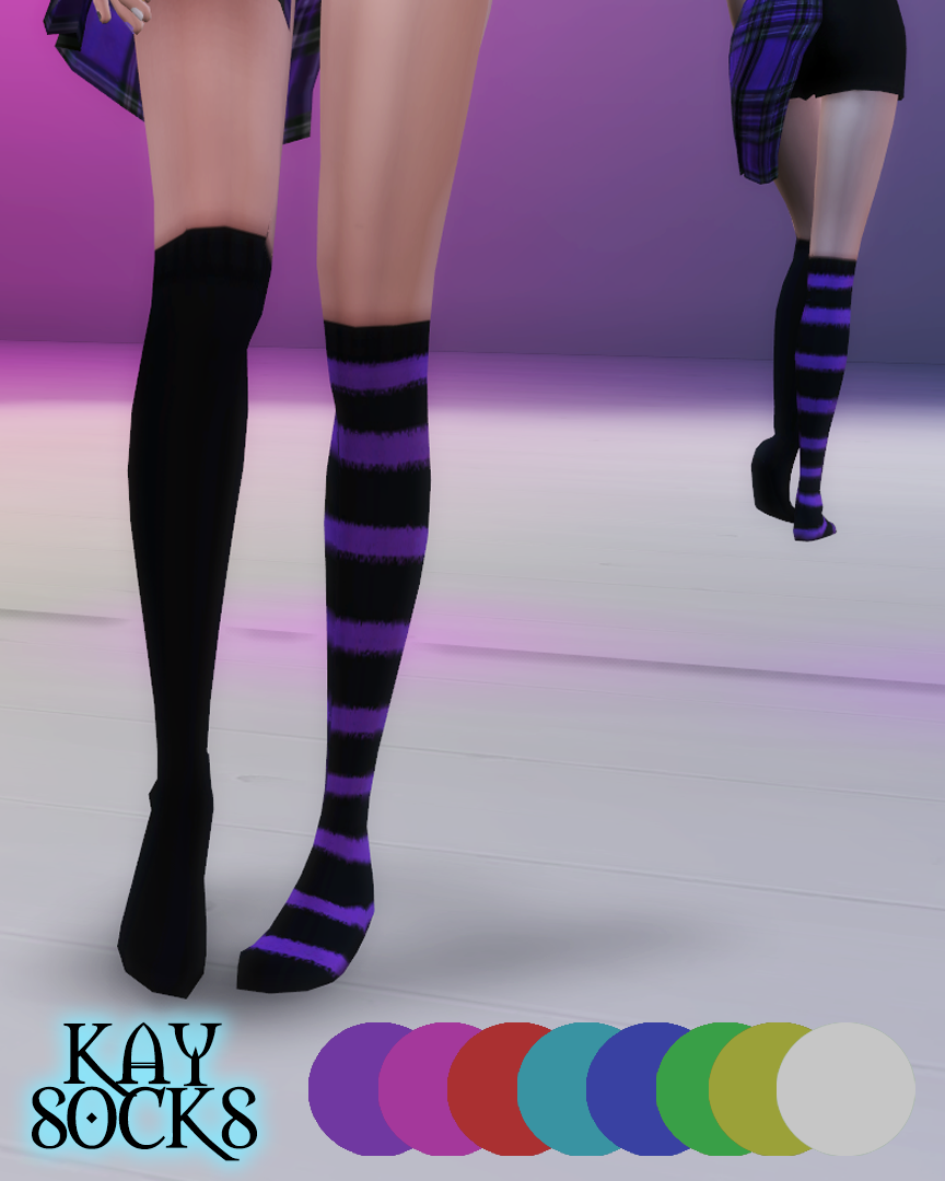 Kay Socks (E-Nation Collection) - Screenshots - The Sims 4 Create a Sim ...