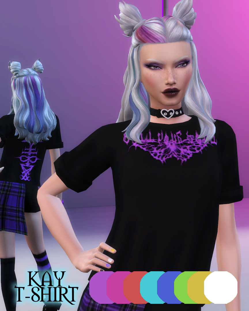 Kay T-shirt (E-Nation Collection) - The Sims 4 Create a Sim - CurseForge