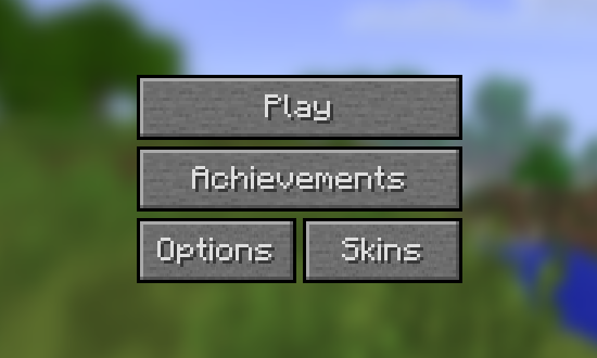 Menu Buttons of Stone - Minecraft Bedrock Addons - CurseForge