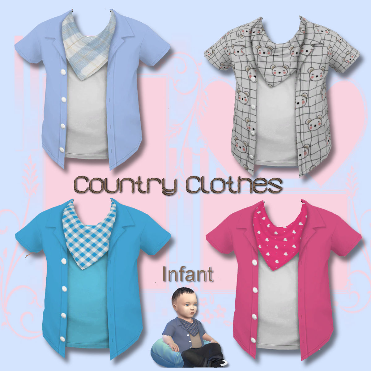Country Clothes update - Gallery - The Sims 4 Create a Sim - CurseForge