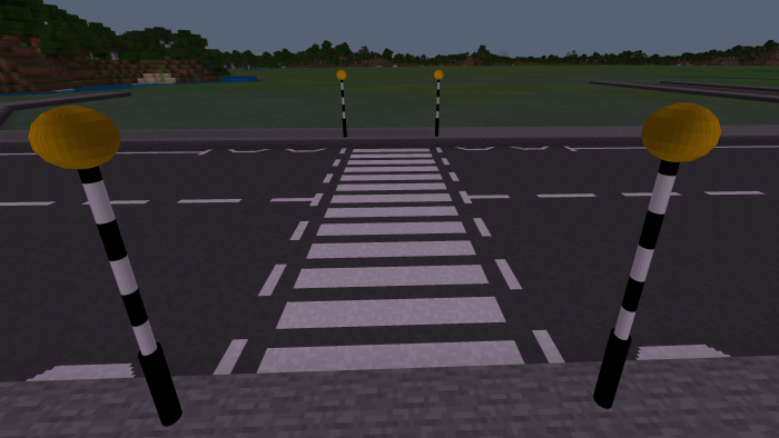 Snowy's Zebra Crossing - Gallery - Minecraft Bedrock Addons - CurseForge
