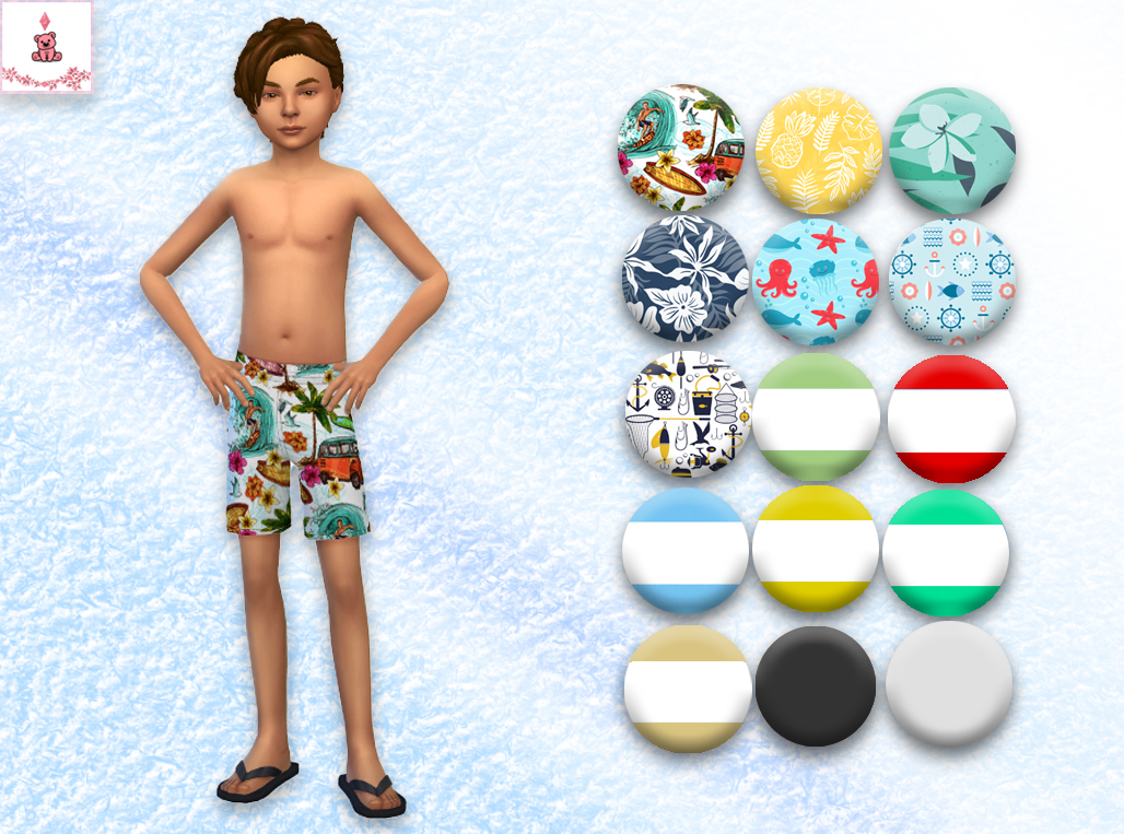 Swim shorts [child] - Gallery - The Sims 4 Create a Sim - CurseForge