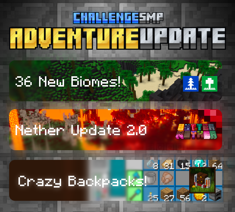 Challenge SMP Pack - Gallery - Minecraft Modpacks - CurseForge