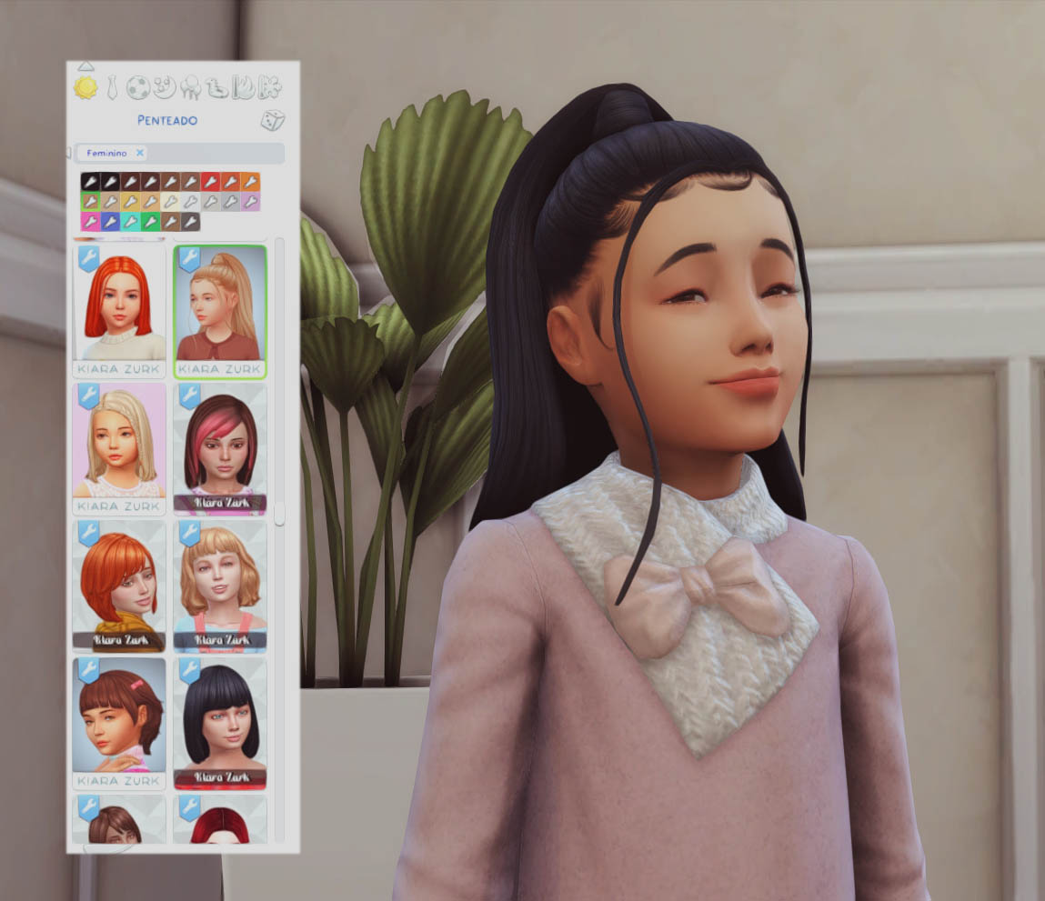 Penny Ponytail for Girls - Gallery - The Sims 4 Create a Sim - CurseForge