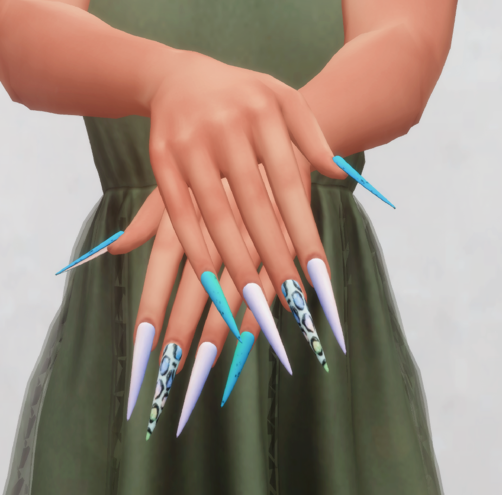 Nails Set N015 - Screenshots - The Sims 4 Create a Sim - CurseForge