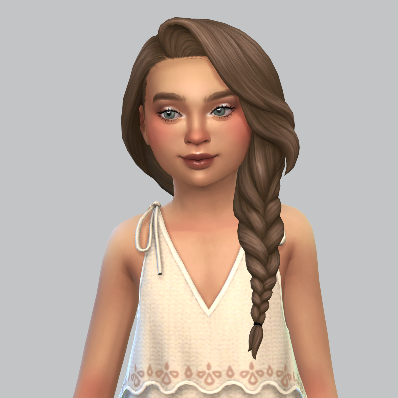 Side Braid for Kids - Gallery - The Sims 4 Create a Sim - CurseForge