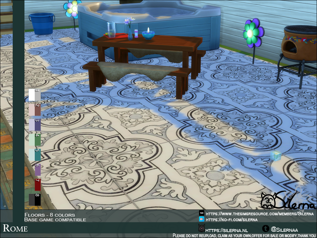 Rome Floortiles - The Sims 4 Build / Buy - CurseForge