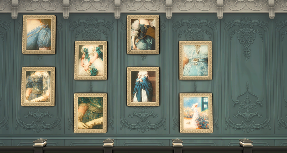 The Court Paintings（2 items） - Gallery - The Sims 4 Build / Buy ...