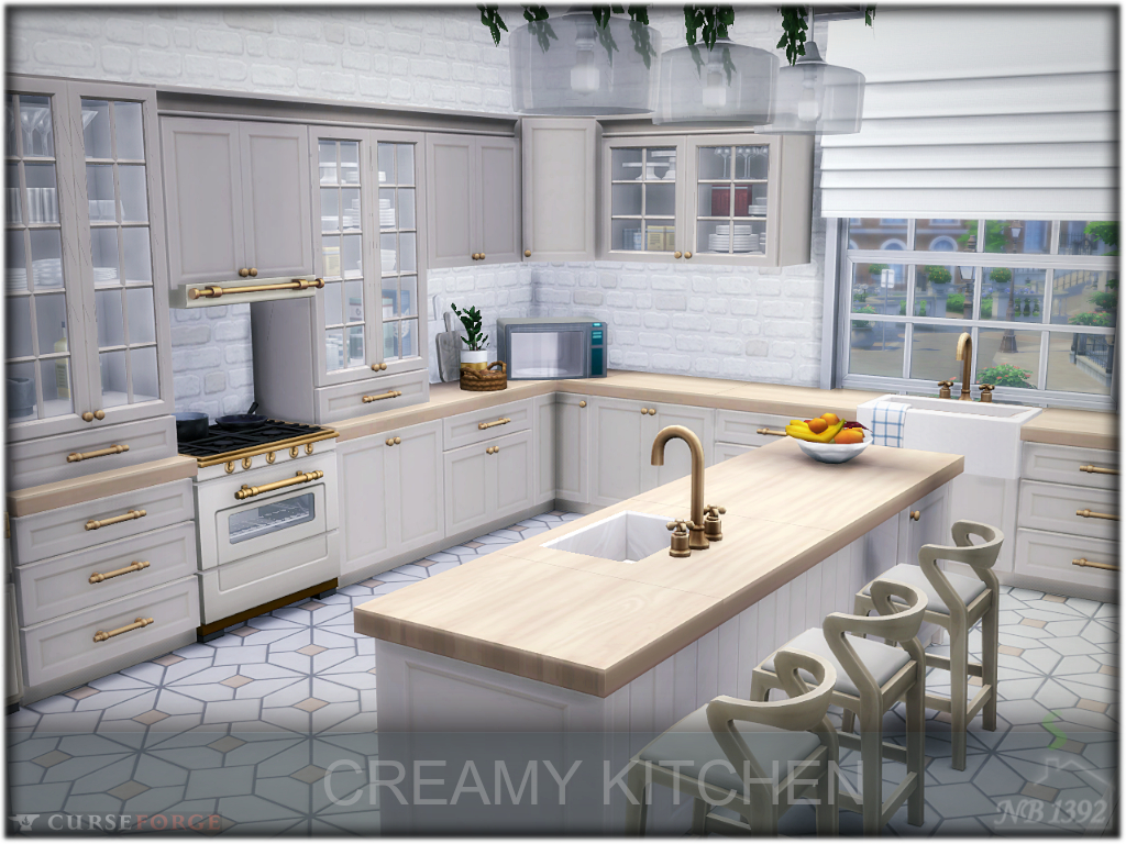 Creamy Kitchen (CC!) - The Sims 4 Rooms / Lots - CurseForge