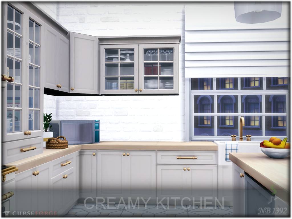 Creamy Kitchen (CC!) - The Sims 4 Rooms / Lots - CurseForge
