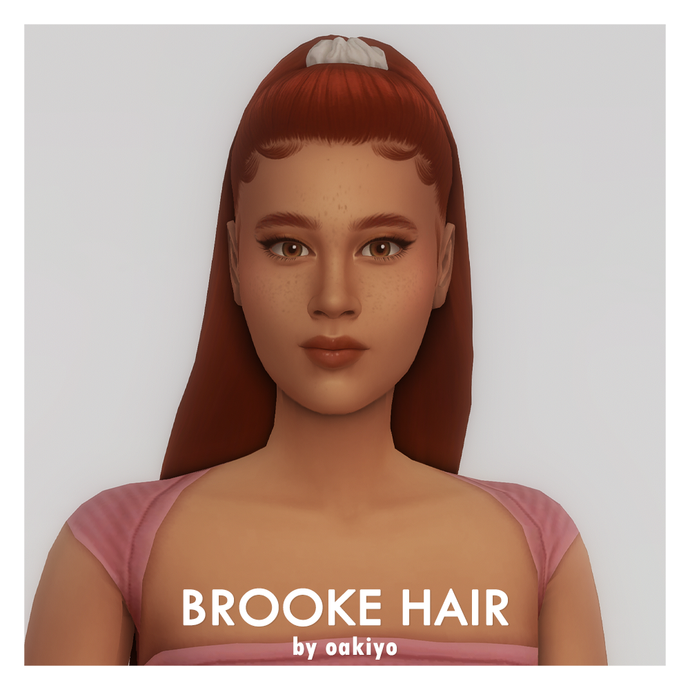 oakiyo - Brooke Hair - Gallery - The Sims 4 Create a Sim - CurseForge