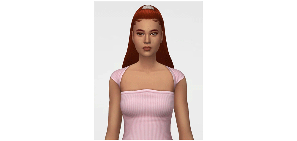 oakiyo - Brooke Hair - Gallery - The Sims 4 Create a Sim - CurseForge