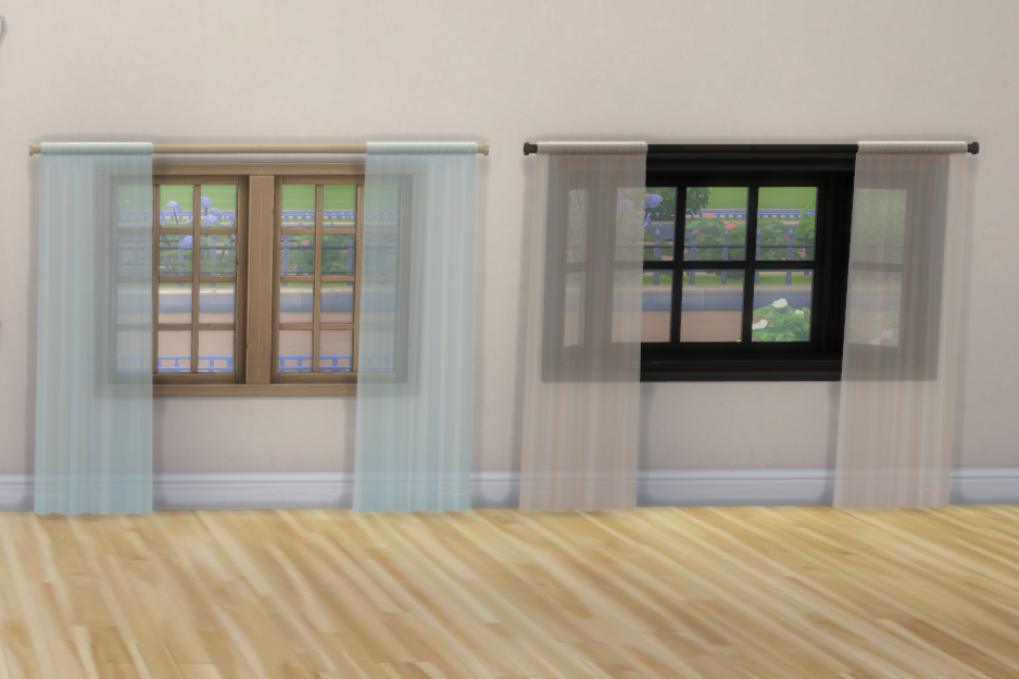 Sheer Curtains - double - Gallery - The Sims 4 Build / Buy - CurseForge