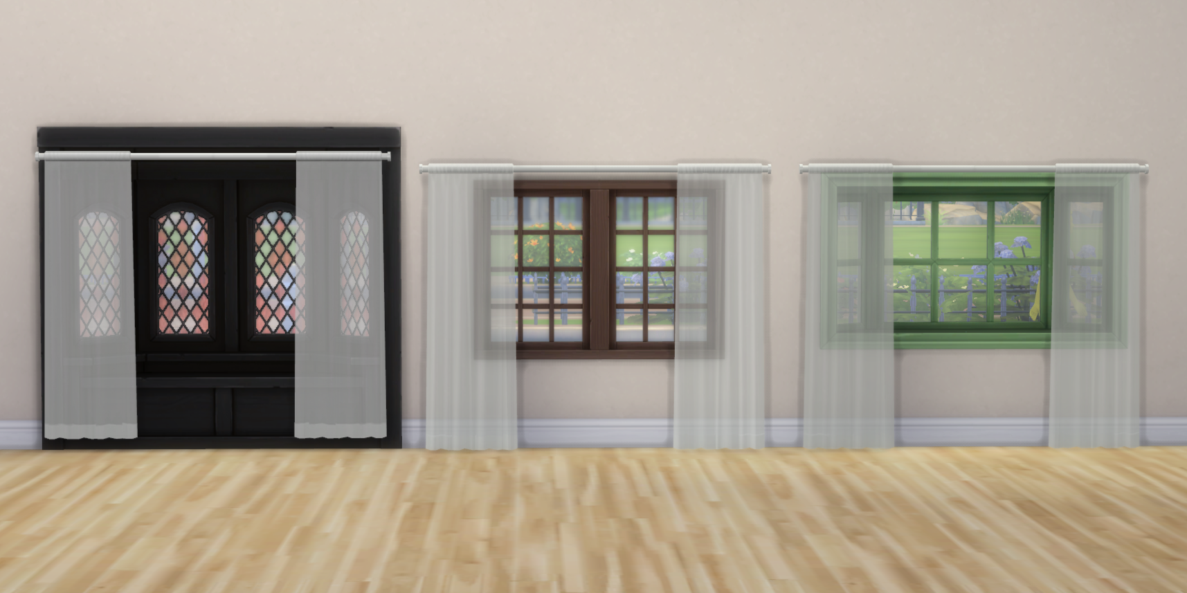 Sheer Curtains - double - Gallery - The Sims 4 Build / Buy - CurseForge