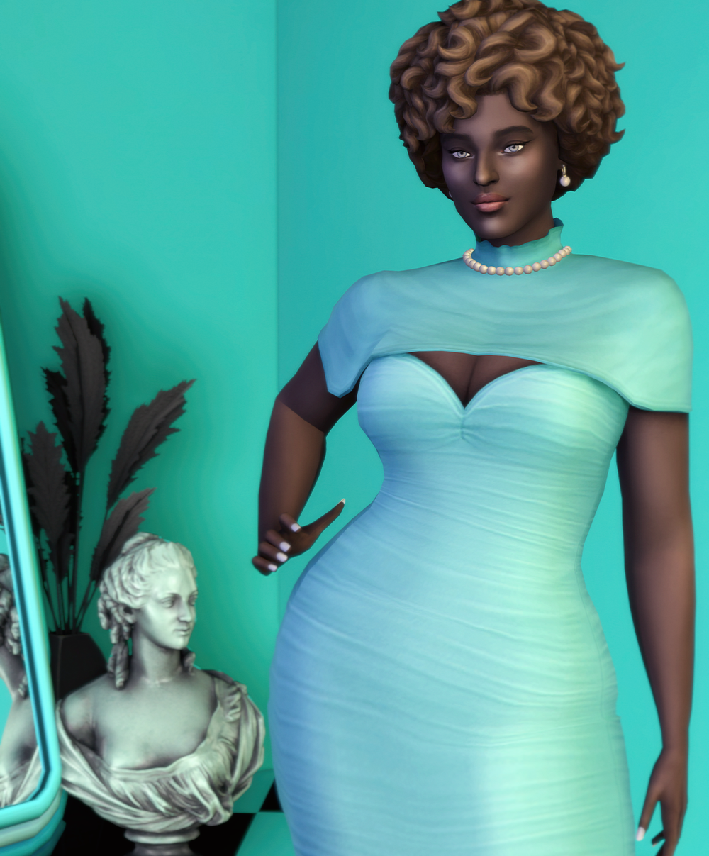 R 000 & 1837 Co. - Corbett Minimal Cape Dress SET - Gallery - The Sims ...