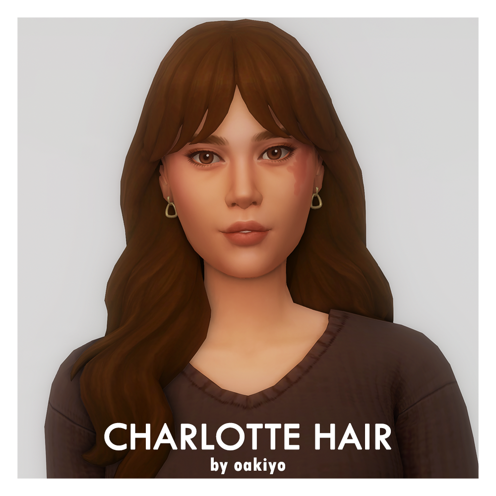 oakiyo - Charlotte Hair - Gallery - The Sims 4 Create a Sim - CurseForge