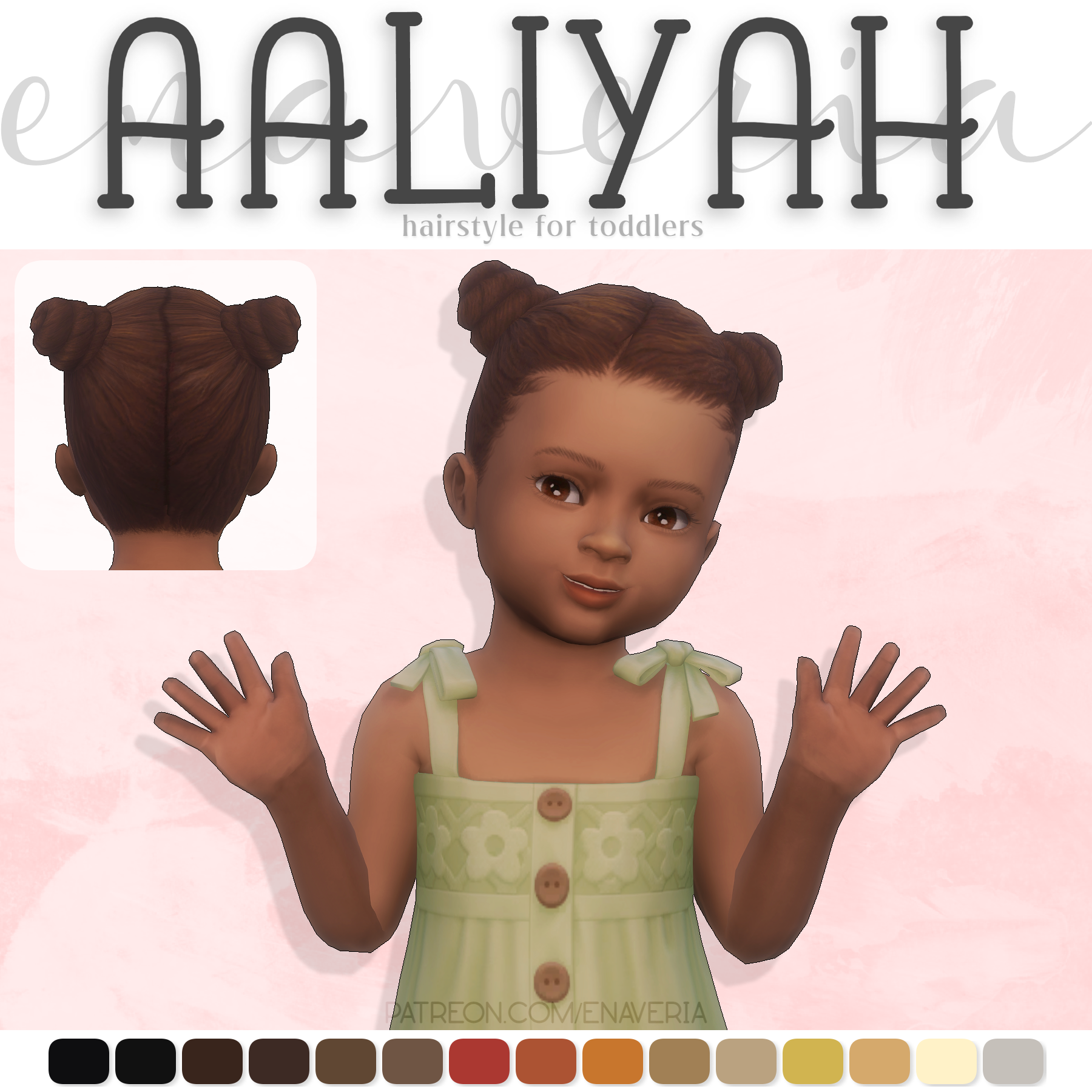 Aaliyah | Toddler Hairstyle - Gallery - The Sims 4 Create a Sim ...