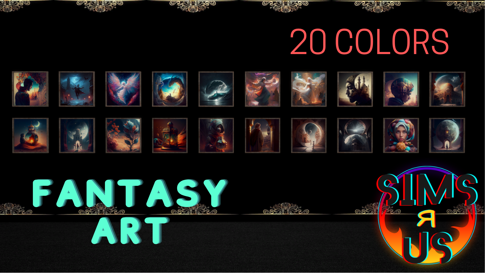 FRAMED FANTASY AI ART - Gallery - The Sims 4 Build / Buy - CurseForge