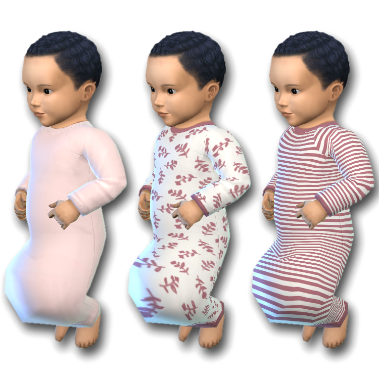Infant Vintage Floor Sleep Gown - Gallery - The Sims 4 Create a Sim ...