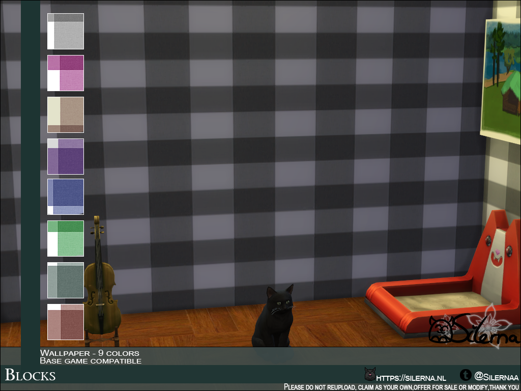 Blocks Wallpaper - Gallery - The Sims 4 Build / Buy - CurseForge