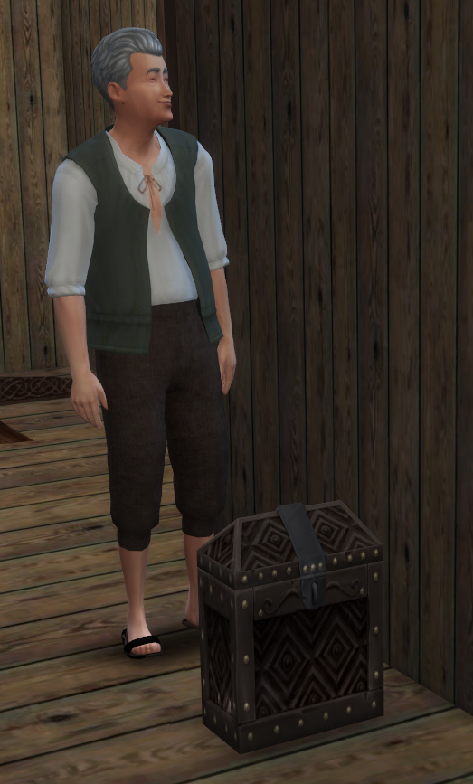 TSM Carved Chest as suitcase replacement - Gallery - The Sims 4 Mods ...