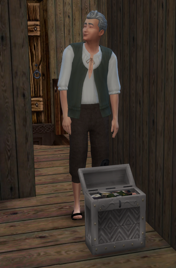 TSM Carved Chest as suitcase replacement - Gallery - The Sims 4 Mods ...