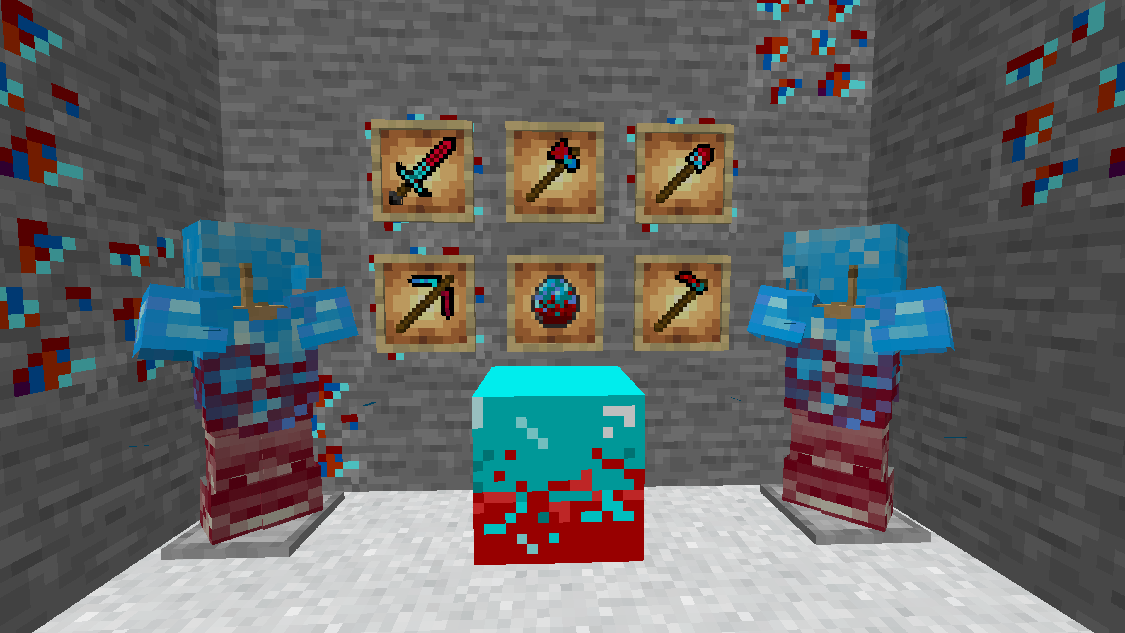 Blood Dipped Diamond Ore - Gallery - Minecraft Bedrock Addons - CurseForge