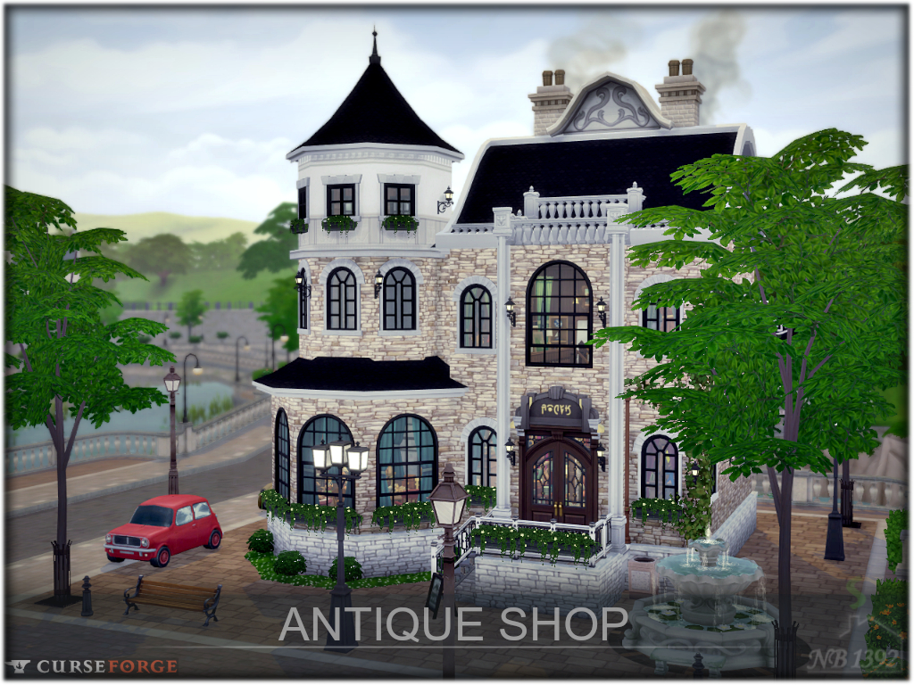 Antique Shop (No CC!) - The Sims 4 Rooms / Lots - CurseForge